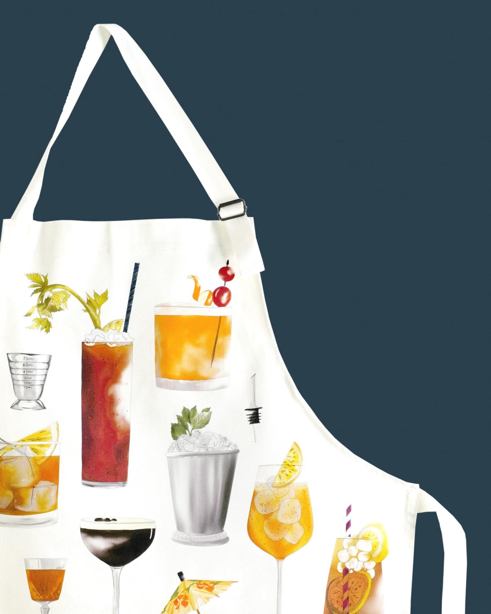 Cocktail Apron - Made in Britain - Perfect for Hosts Who Love Serving ...