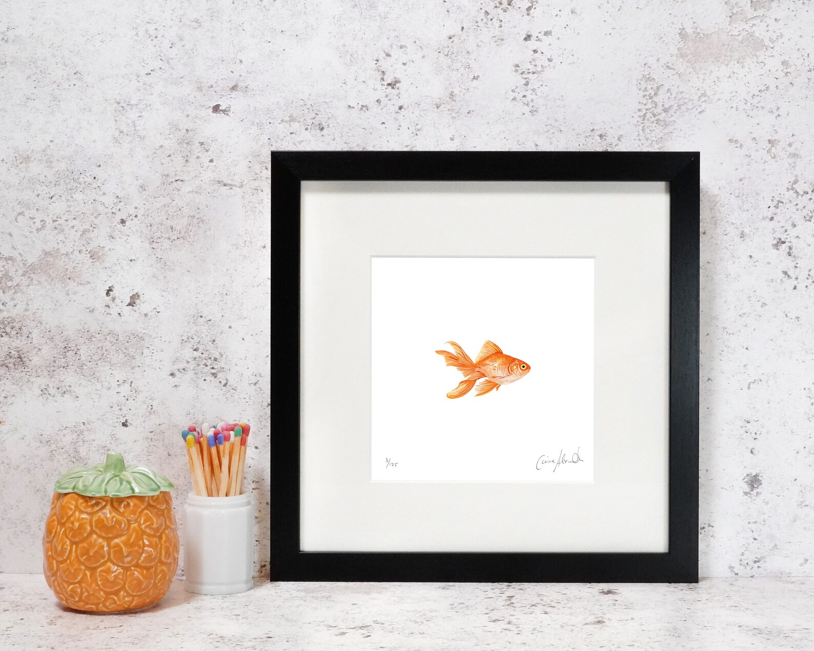 Goldfish Print Perfect for a Bathroom Limited Edition - Etsy