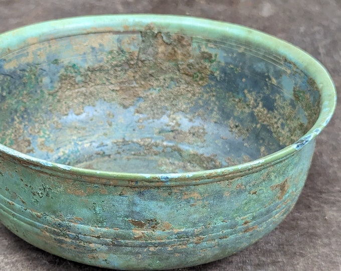 2000 Year Old Han Chinese Dynasty Era Bronze Bowl Ancient Culture Asia ...
