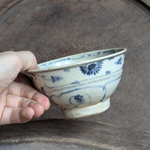 Tran Le Dynasty 15th-16th Century High Foot Bowl Pottery Ceramic ...