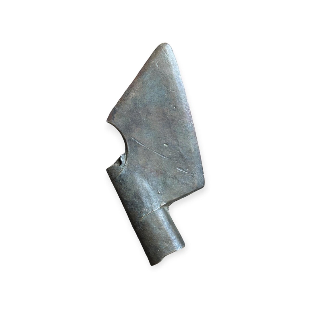 Ancient Han Dynasty Bronze Axe Head Halberd 2000 Year Old Chinese Tip ...