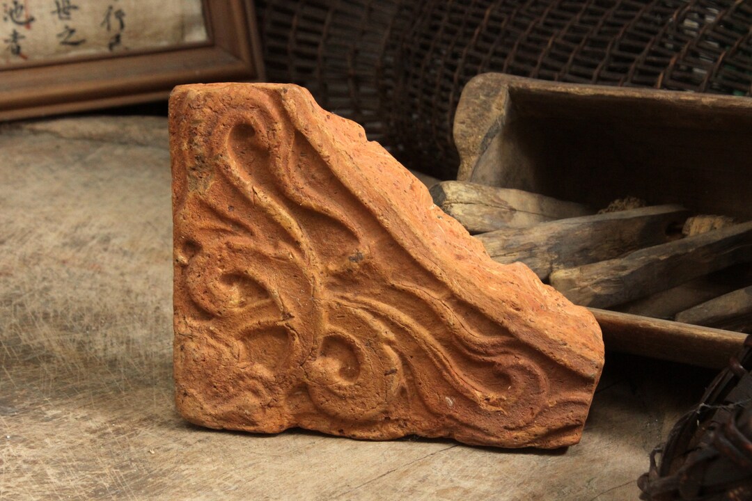 Ly Dynasty 11th - 13th Century Terracotta Decorative Brick Tile ...