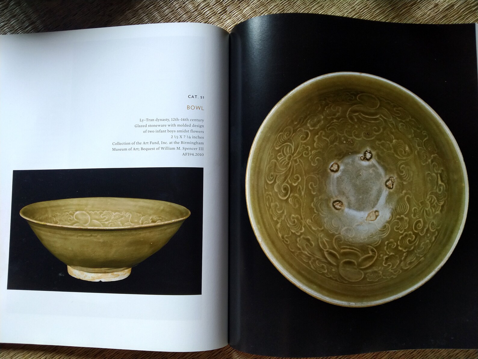 Ly Tran Dynasty 12th-14th Century Bowl Pottery Glazed Molded - Etsy