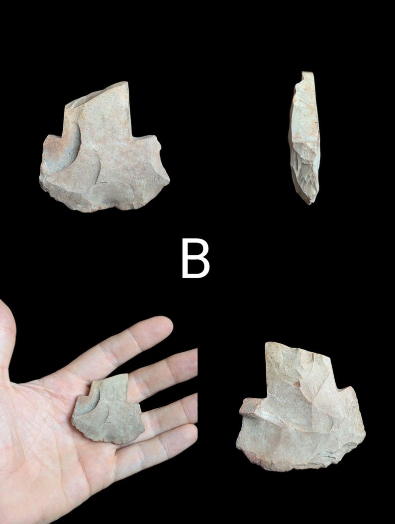 Ancient Neolithic Axe Heads 3000-4000 Year Old Stone Tools Knapped ...