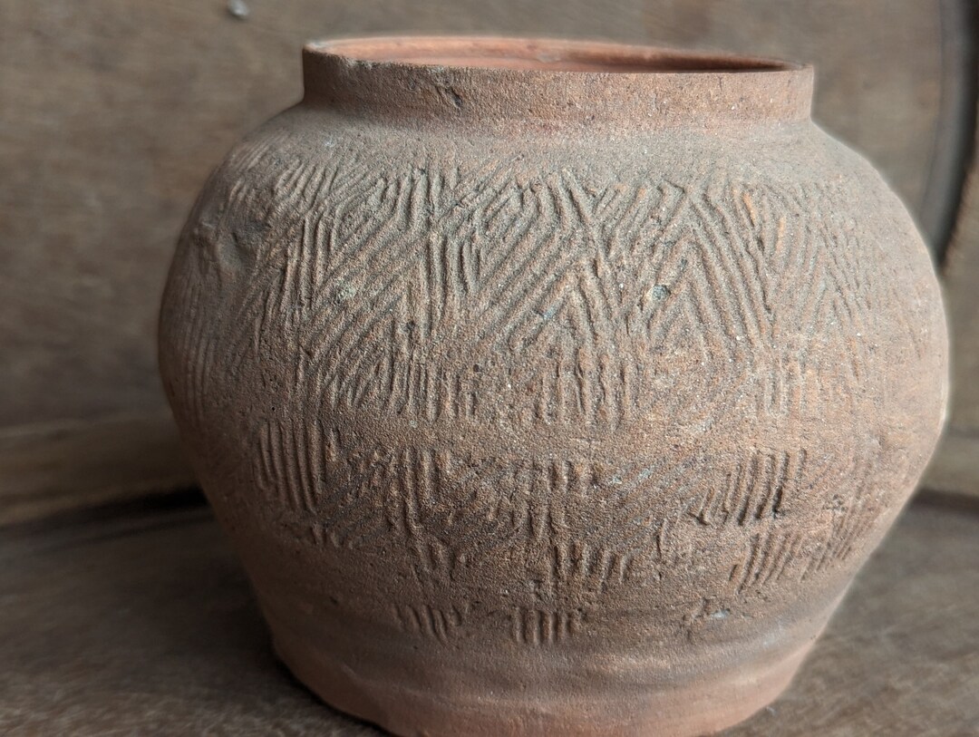2000-2500 Year Old Dong Son Han Dynasty Pottery Pot Jar Terracotta ...
