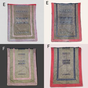 Vintage Yao Mien Tribal Embroidery Panel Vintage Handmade Hilltribe ...