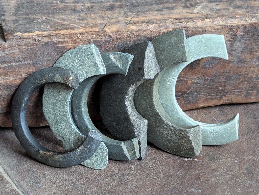 2500-3500 Year Old Stone Bracelets Cuffs Collection Fragments Ancient ...