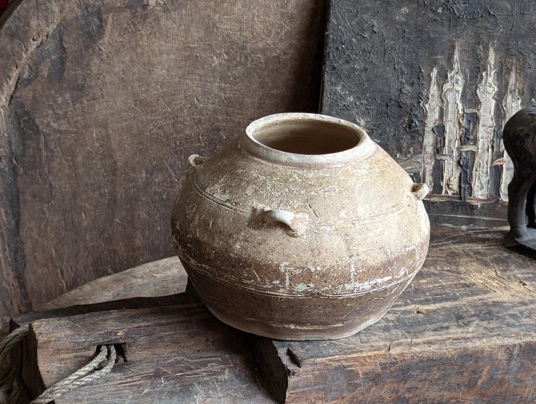 Rare Pottery Han Dynasty China 202BC - 220AD Stoneware Jar Pot Semi ...
