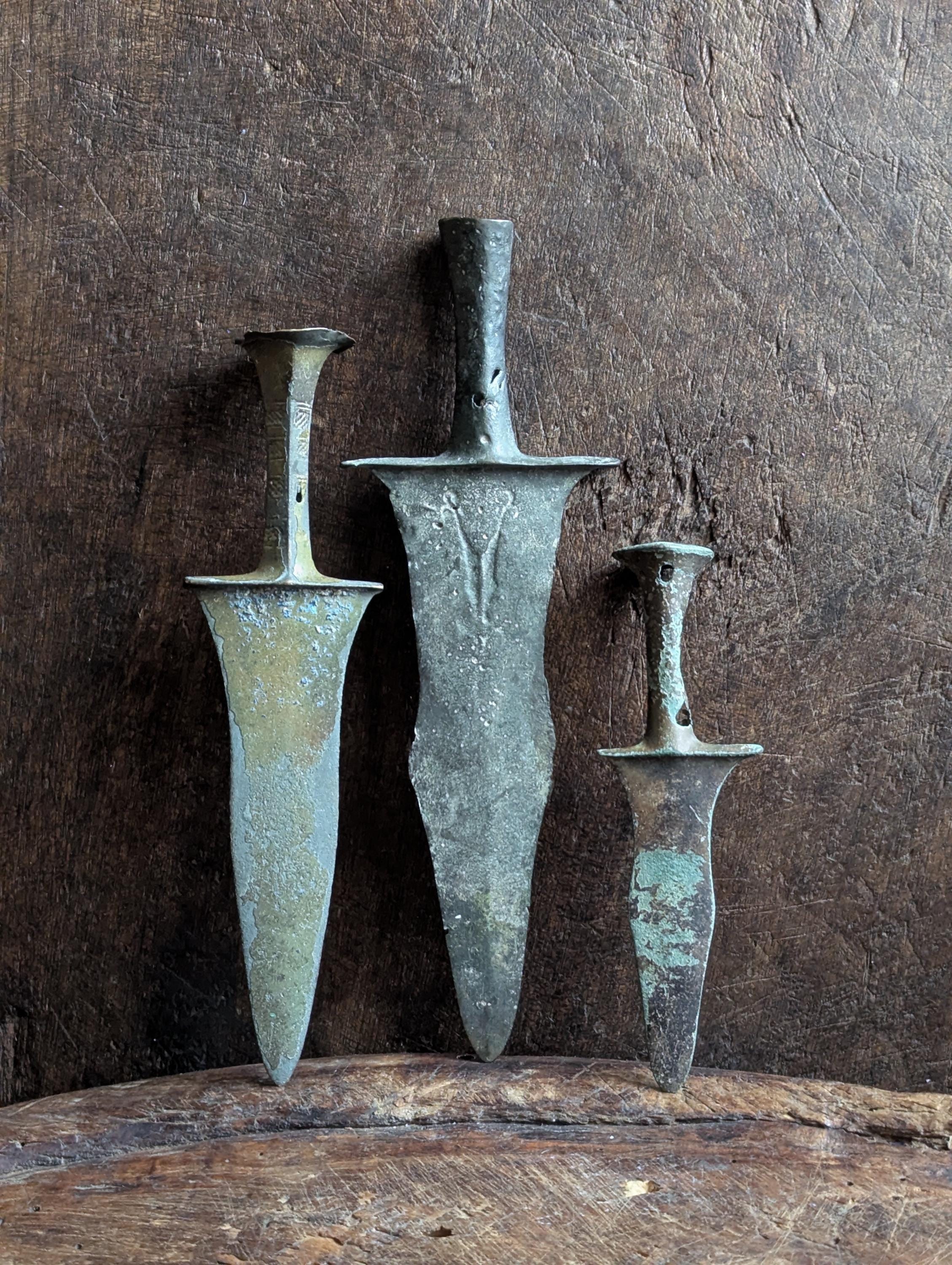 2000-2500 Year Old Dong Son Bronze Age Dagger Ancient Culture Asia Antique Knife Historic ...