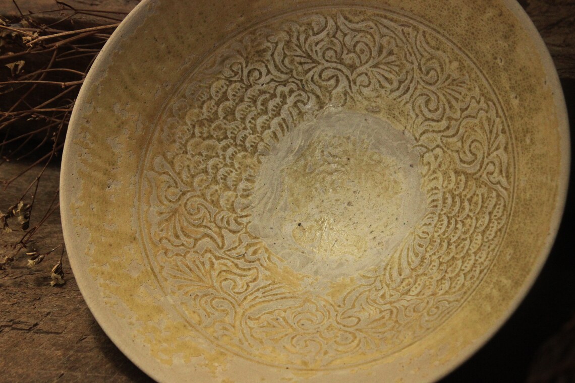 Ly Dynasty 12th Century Bowl Pottery Glazed Carved Vietnam - Etsy