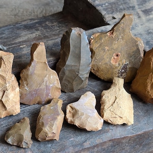 Ancient Neolithic Axe Heads 3000-4000 Year Old Stone Tools Knapped ...