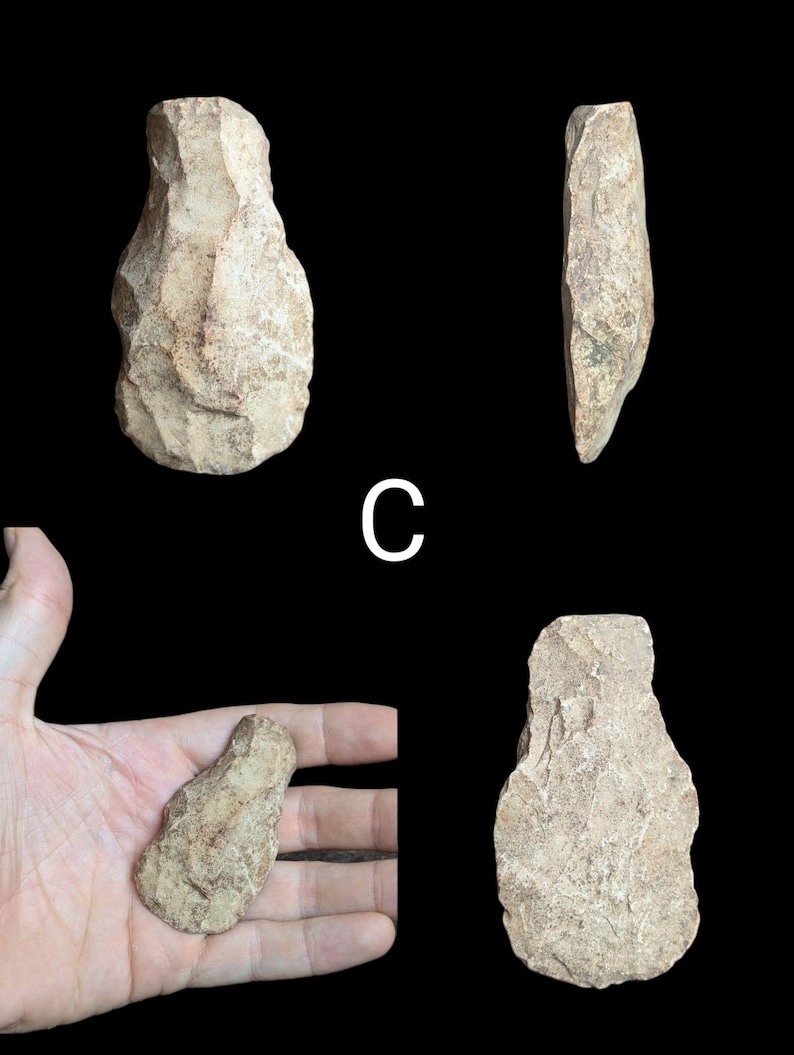 Ancient Neolithic Axe Heads 3000-4000 Year Old Stone Tools Knapped ...