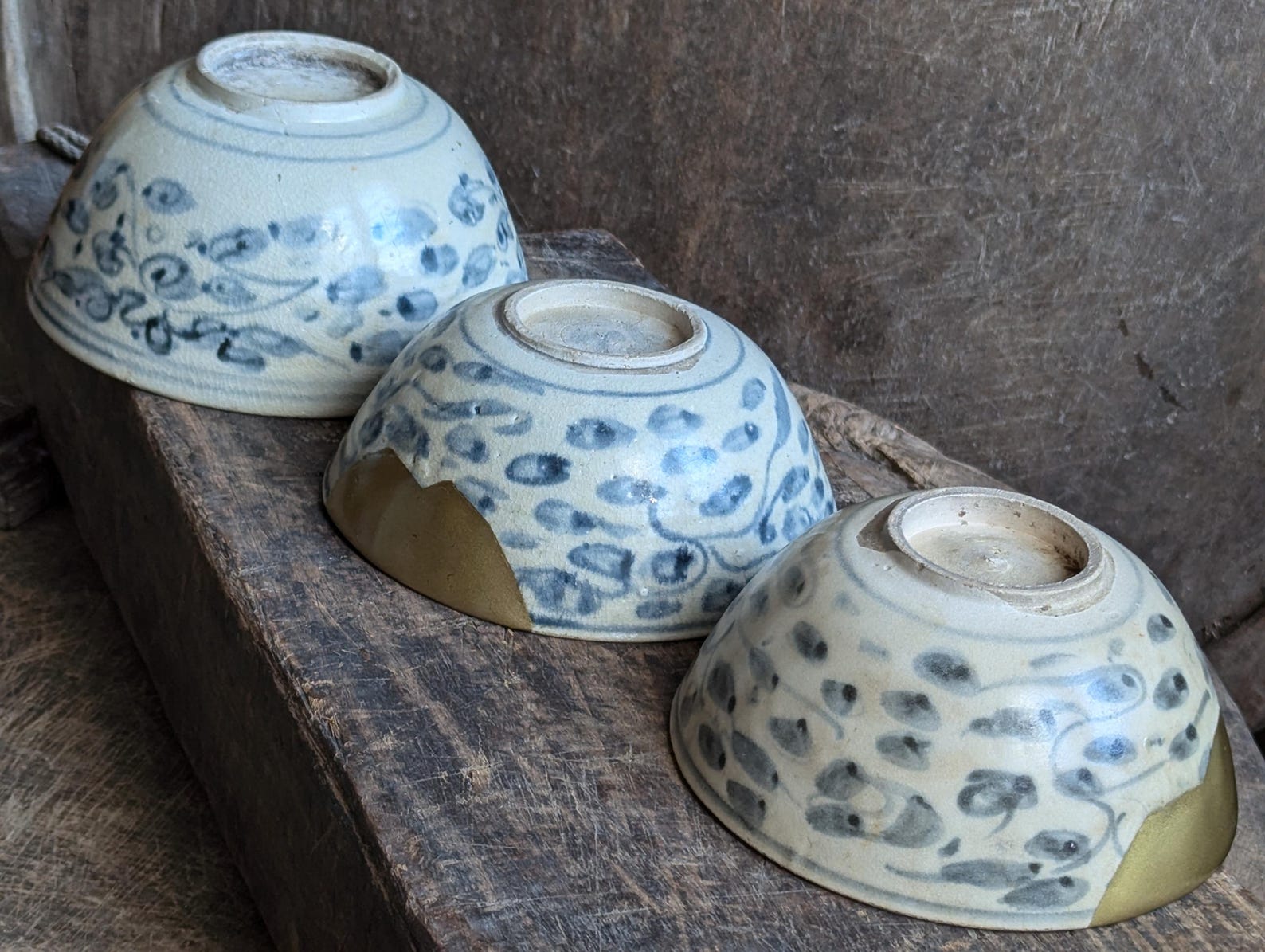 Pottery Bowl Kintsugi Tran Le Dynasty 15th-16th Century Vietnam Chu Dau ...