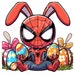 8 Files Easter Spidey Shirt Print & Cut Sublimation Spider Hero Png ...