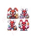 8 Files Easter Spidey Shirt Print & Cut Sublimation Spider Hero Png ...