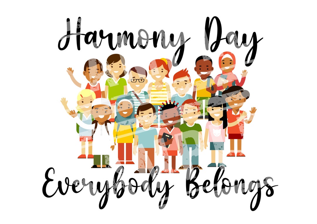 Harmony Day 2024 March Cricut Sublimation Cutting File Instant Download ...