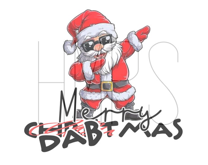 Dabbing Santa Svg Christmas SVG Dab Svg for Christmas Cut File Santa ...