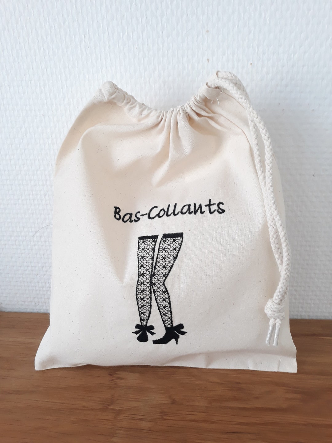Sac rangement bas collants, pochon organiseur valise, tiroir en coton ...
