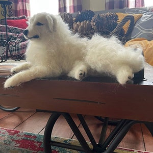 Great Pyrenees Fiber Sculpture - Etsy