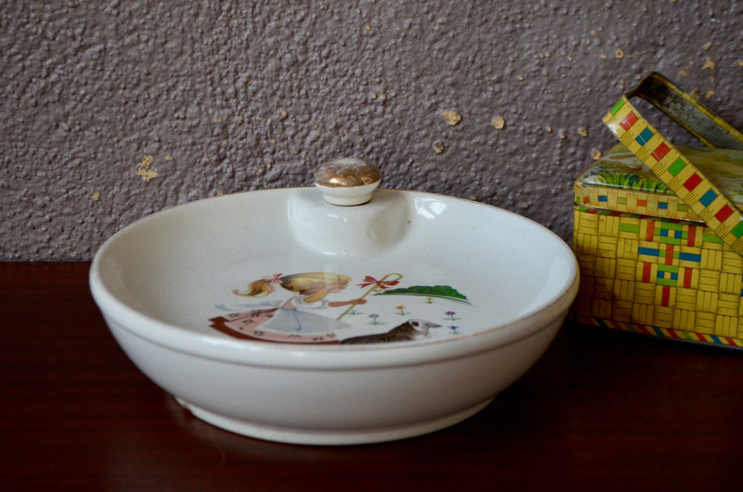 Assiette de nourisson enfant bébé en céramique de Salin style Frnçais ...