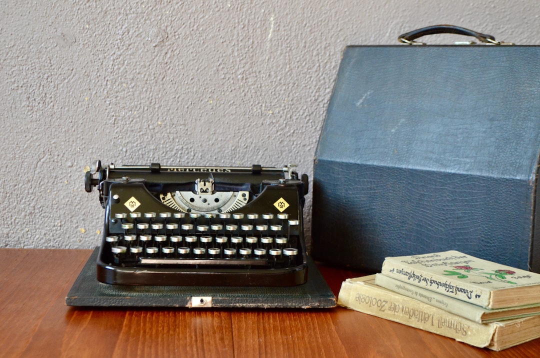 Mercedes Prima Typewriter Vintage Retro Decorative Object Original ...
