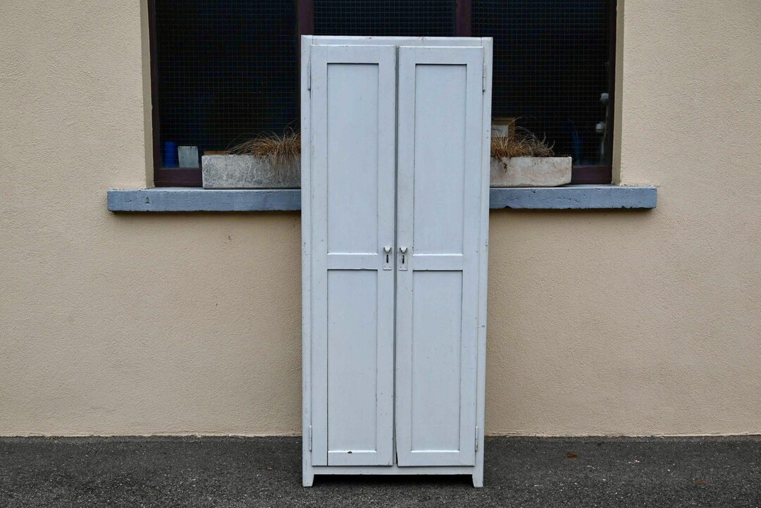 Retro Workshop Locker, Parisian Style, Patinated Boho Vintage ...