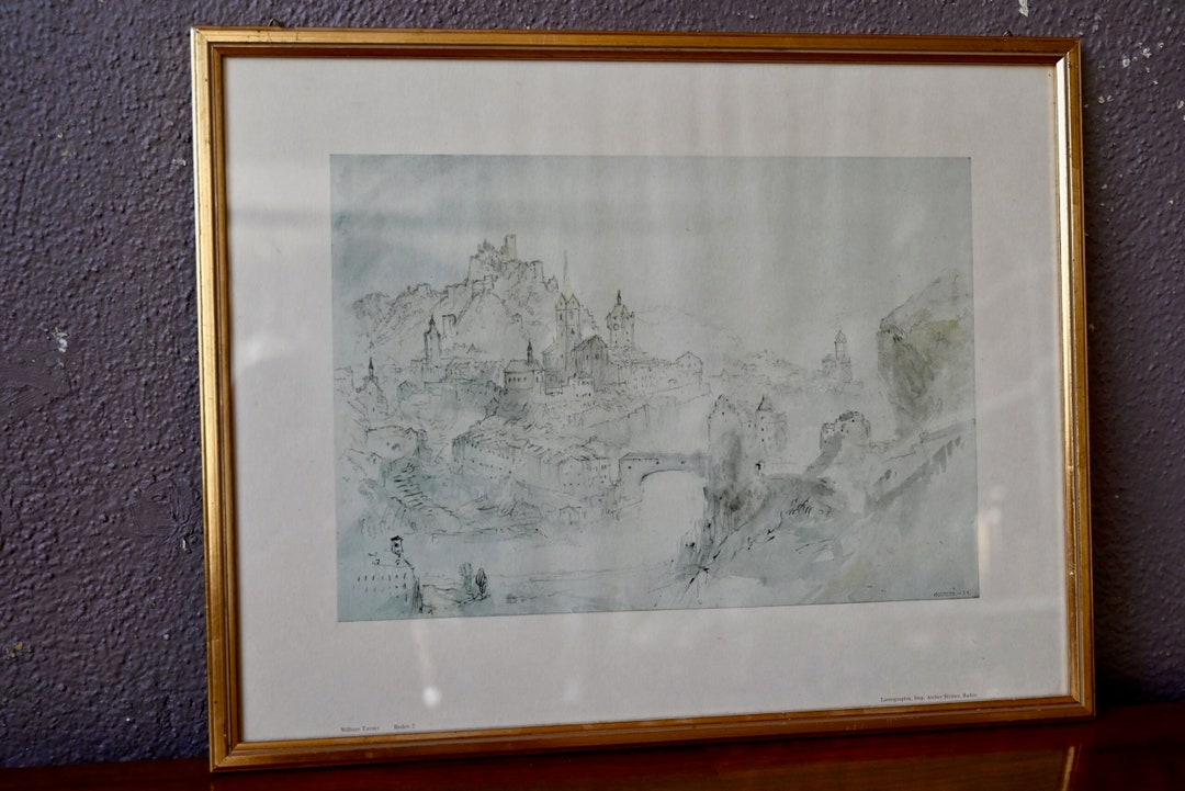 Baden 2 Lumograph by William Turner Pre Impressionist Landscape ...