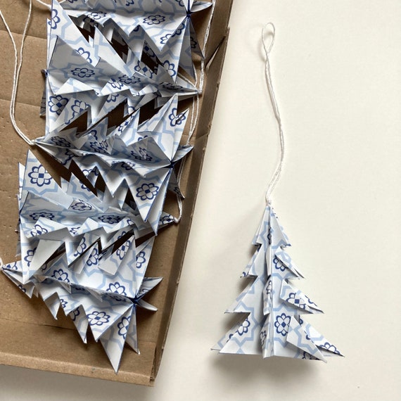 Set of 6 Fir Trees / Tree Decorations / Decorative Pendants / - Etsy