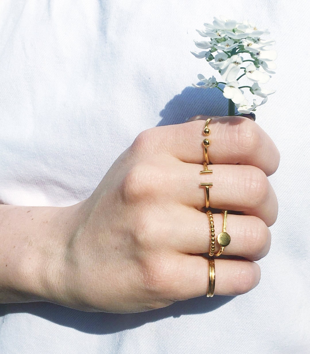 Delgadita by Fedha - Skinny Designer Ring in Sterling Silver Plated ...