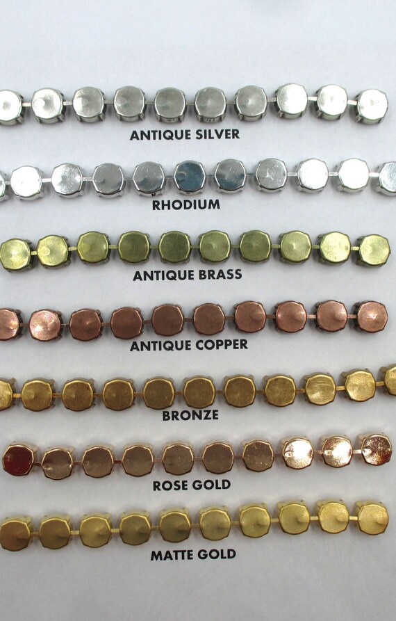 PLATING FINISHES These Are the Choices for the Plating | Etsy