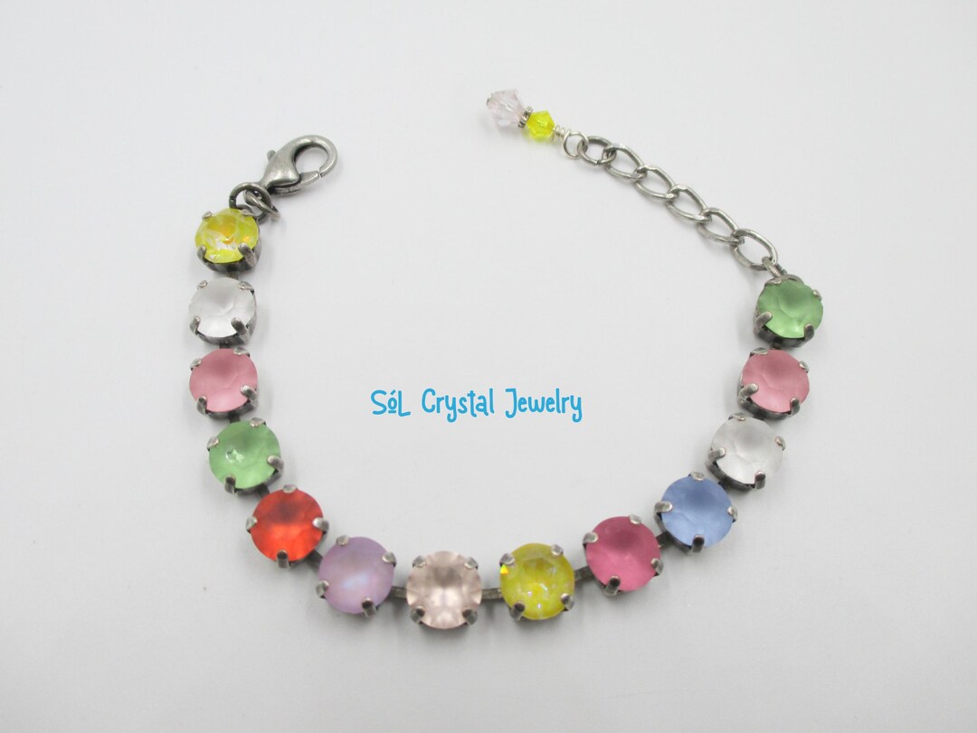 Dreamsicle ~ 8mm Pastel Matte Finish Bracelet, Soft Colors, Matte ...