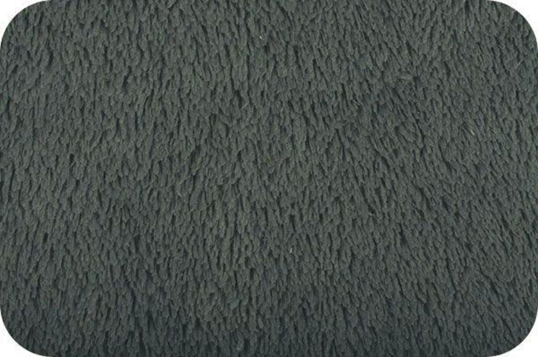 Charcoal Shannon Luxe Shag Cuddle 60w (quarter Yards) - Etsy
