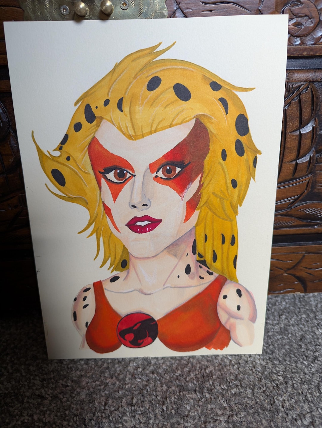 Cheetara - Thundercats - Original Marker Art on A4 Toned Paper - Etsy