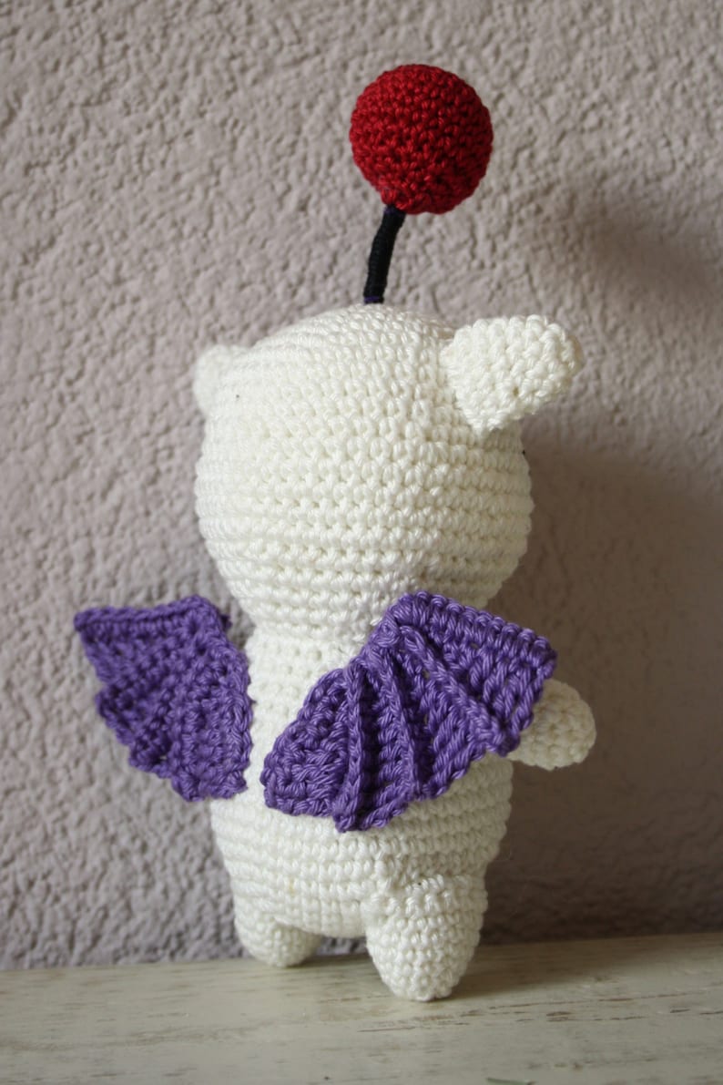 Moogle Crochet Pattern. This Cute Moogle From FF14 is Not Hard - Etsy ...