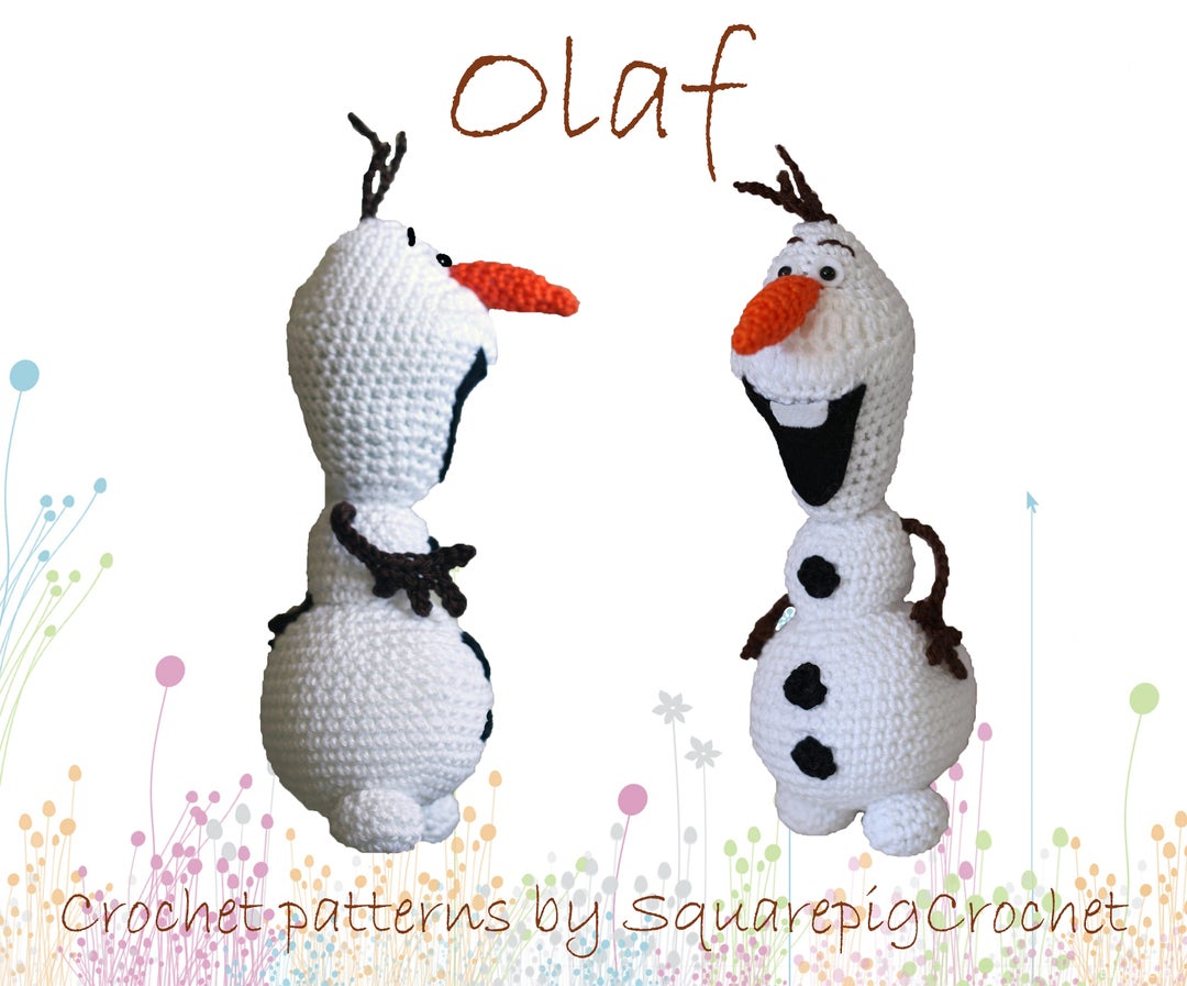 Olaf Crochet Pattern From Frozen! About 10 Inches Tall - Etsy