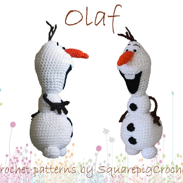Crochet Olaf Pattern - Etsy