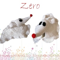 Crochet Ghost Dog Toy Pattern Amigurumi Zero Rag Doll - Etsy