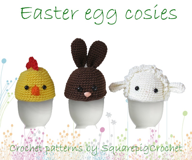 Easter Egg Cosies Crochet Pattern | Etsy Easter Egg Cosies Crochet Pattern | Etsy