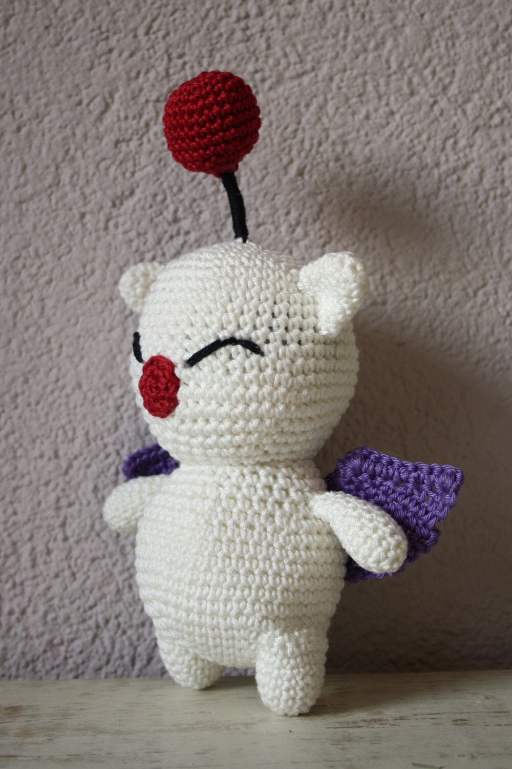 Moogle Crochet Pattern. This Cute Moogle From FF14 is Not Hard | Etsy