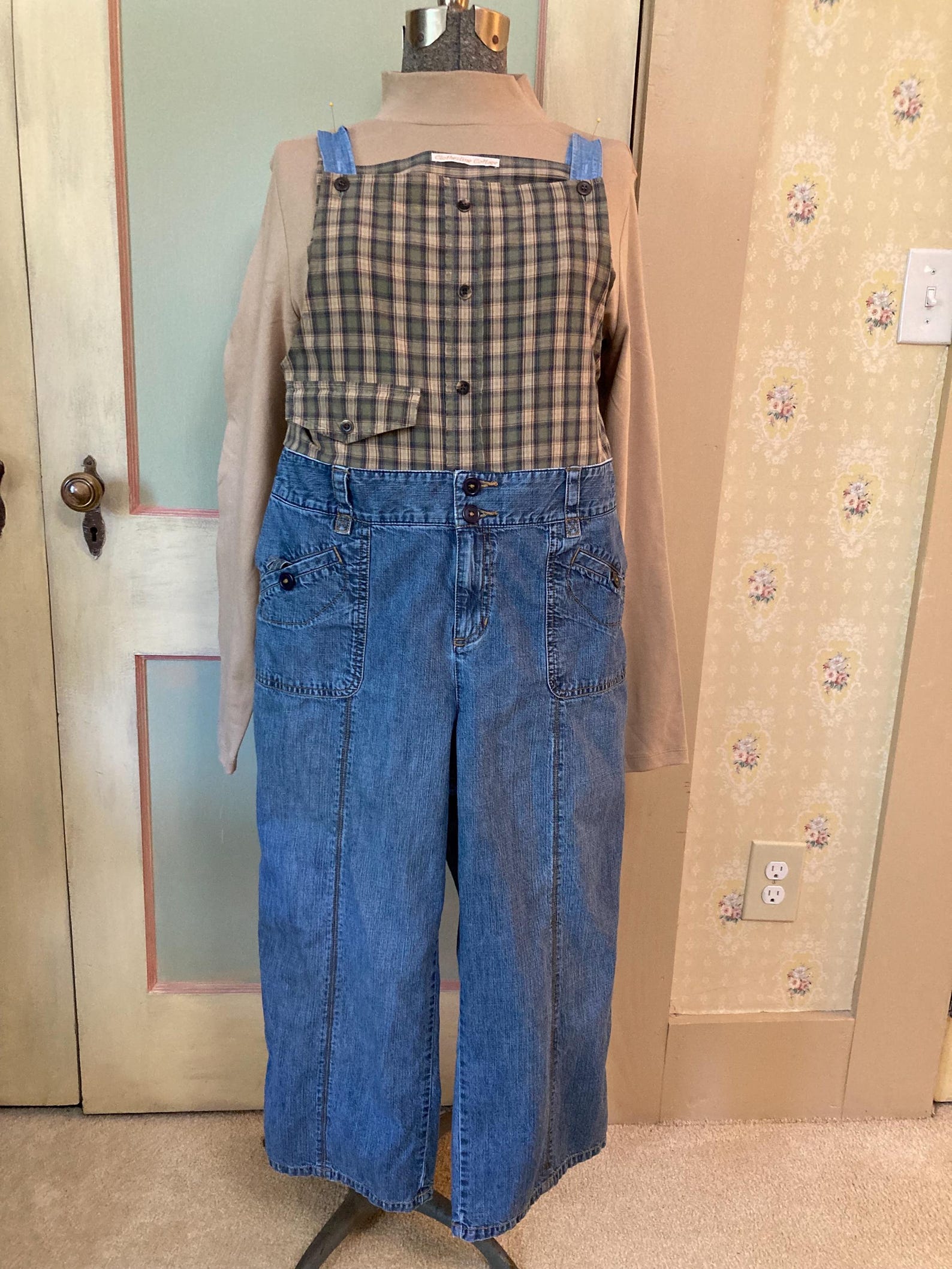 Overalls Unique OOAK Homemade Overalls - Etsy