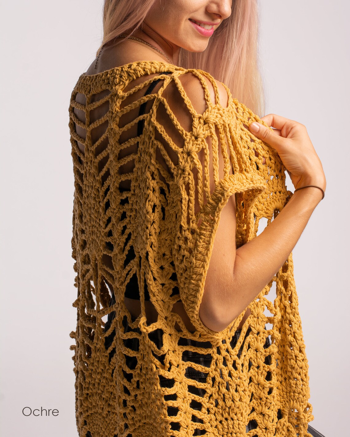 Black Gothic Knit Cardigan Women Maxi Cardigan Halloween - Etsy