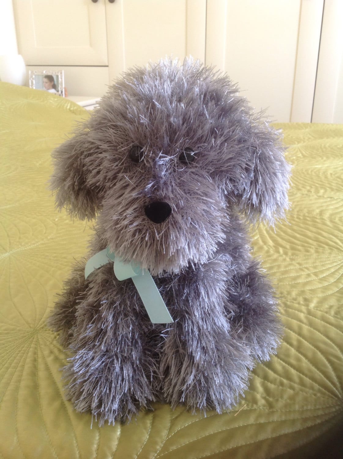 Solomon the Knitted Sitting Puppy Dog - Etsy