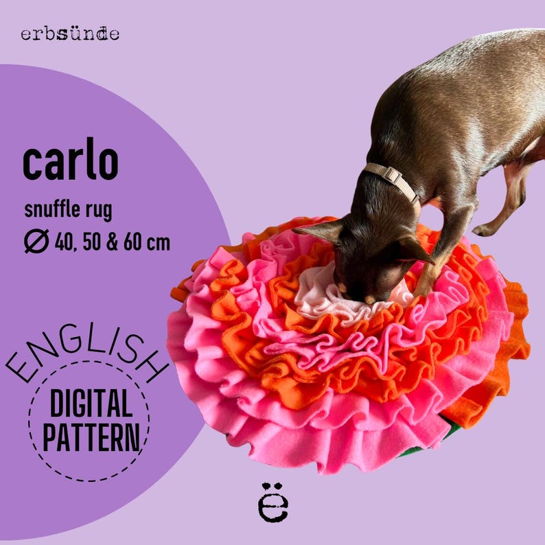 ENGLISH Digital Sewing Pattern Snuffle Mat CARLO - Etsy