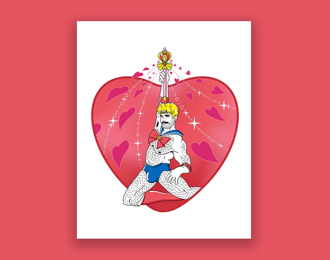 Sexy Sailor Art Print — Sexy LGBTQ Gay Anime Artwork - Etsy