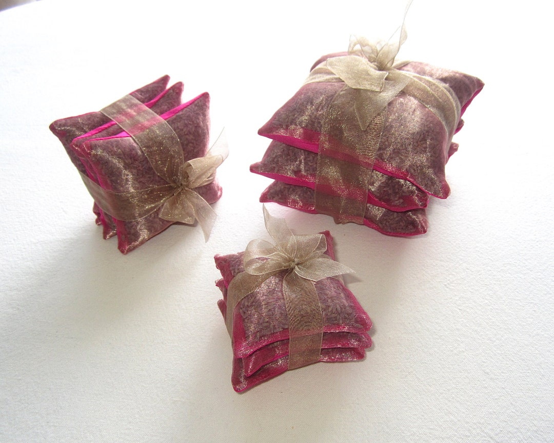 Lavender Sachet Gift Set in Silk Size Small - Etsy