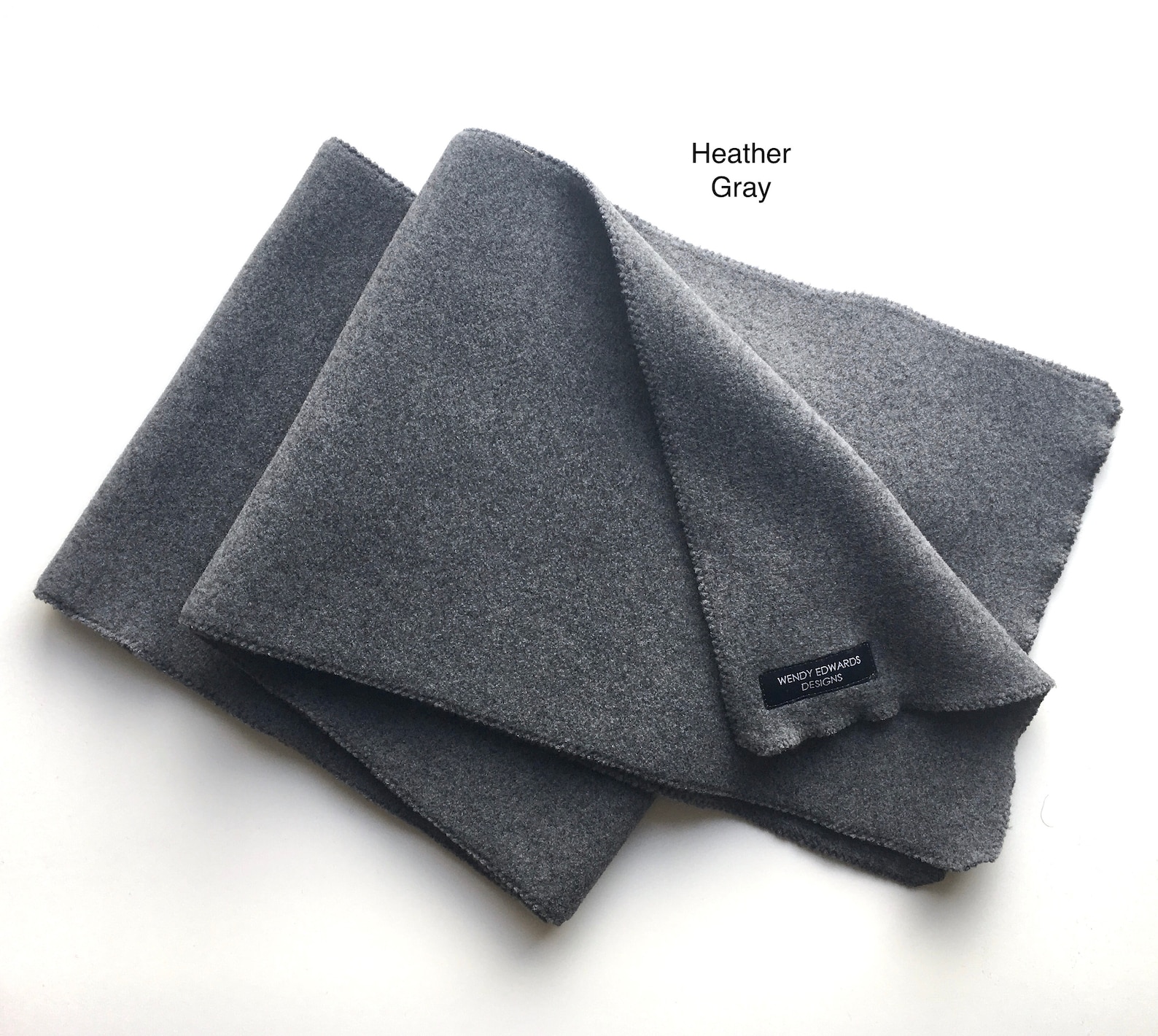 Polartec® Fleece Scarf With Fringe - Etsy