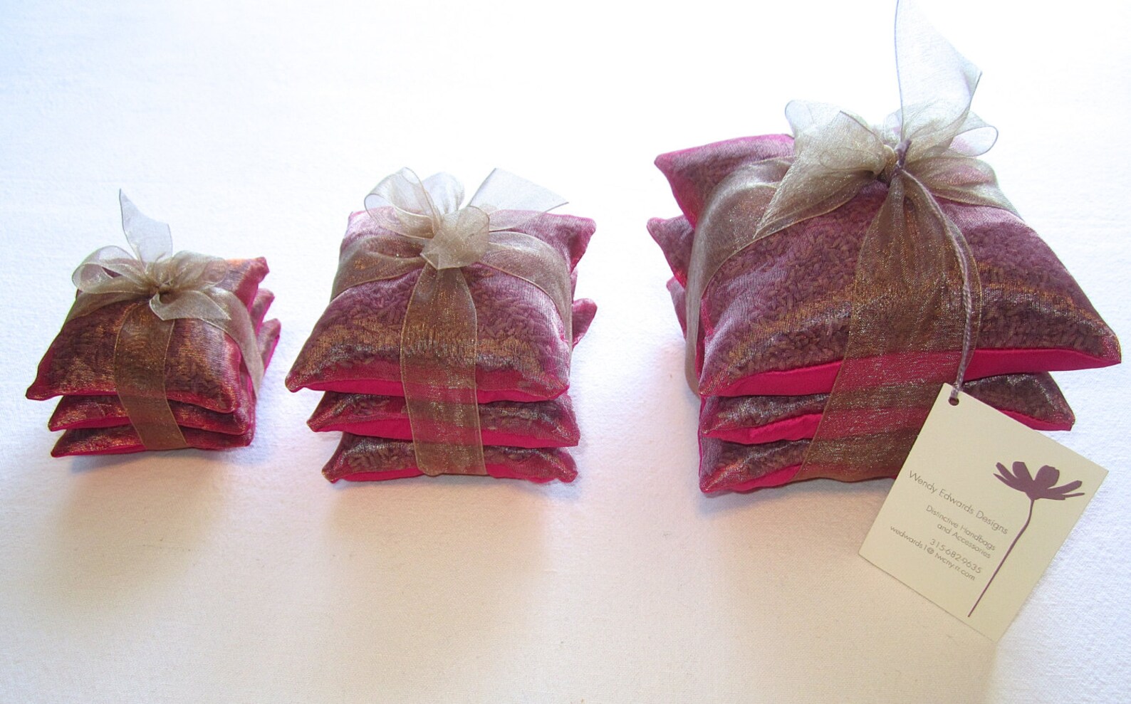 Lavender Sachet Gift Set in Silk Size Small - Etsy