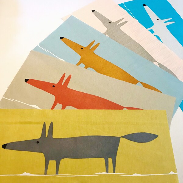 Scion Mr Fox Cushion - Etsy UK