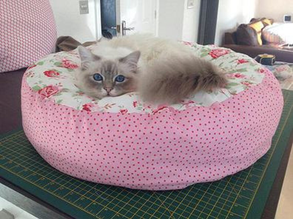 Cath Kidston Rosali Hand Made Custom Made Pet Bed Cat Bed Dog Bed - Etsy