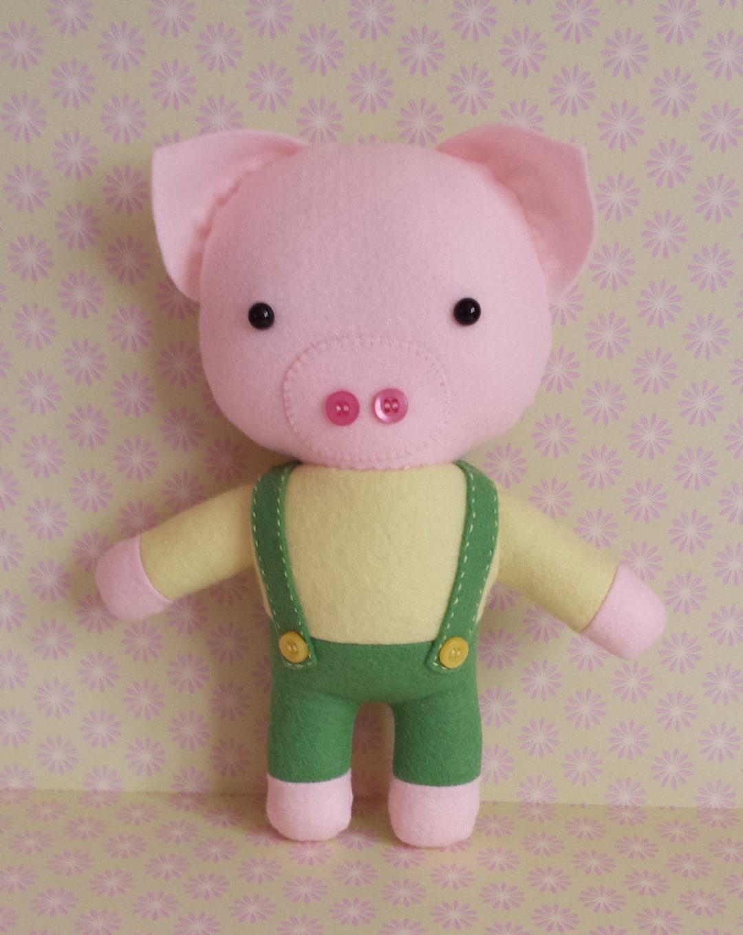 Felt Pig Plush Pattern Digital Download - Etsy